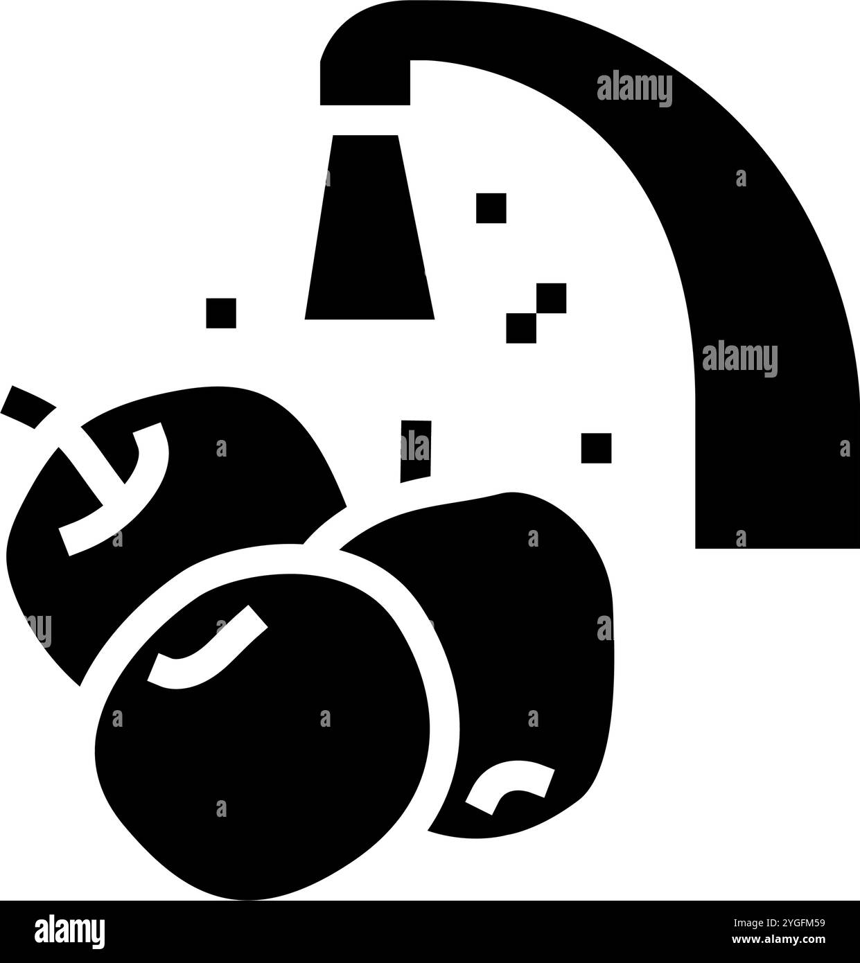 hygiene food safety glyph icon vector illustration Stock Vector Image ...