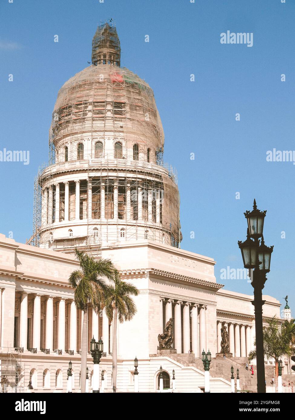 El Capitolio Havana Cuba Government Capital City Dome Building Stock ...