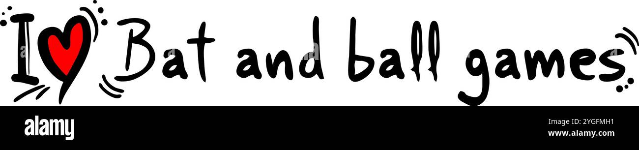 bat and ball games Stock Vector Image & Art - Alamy