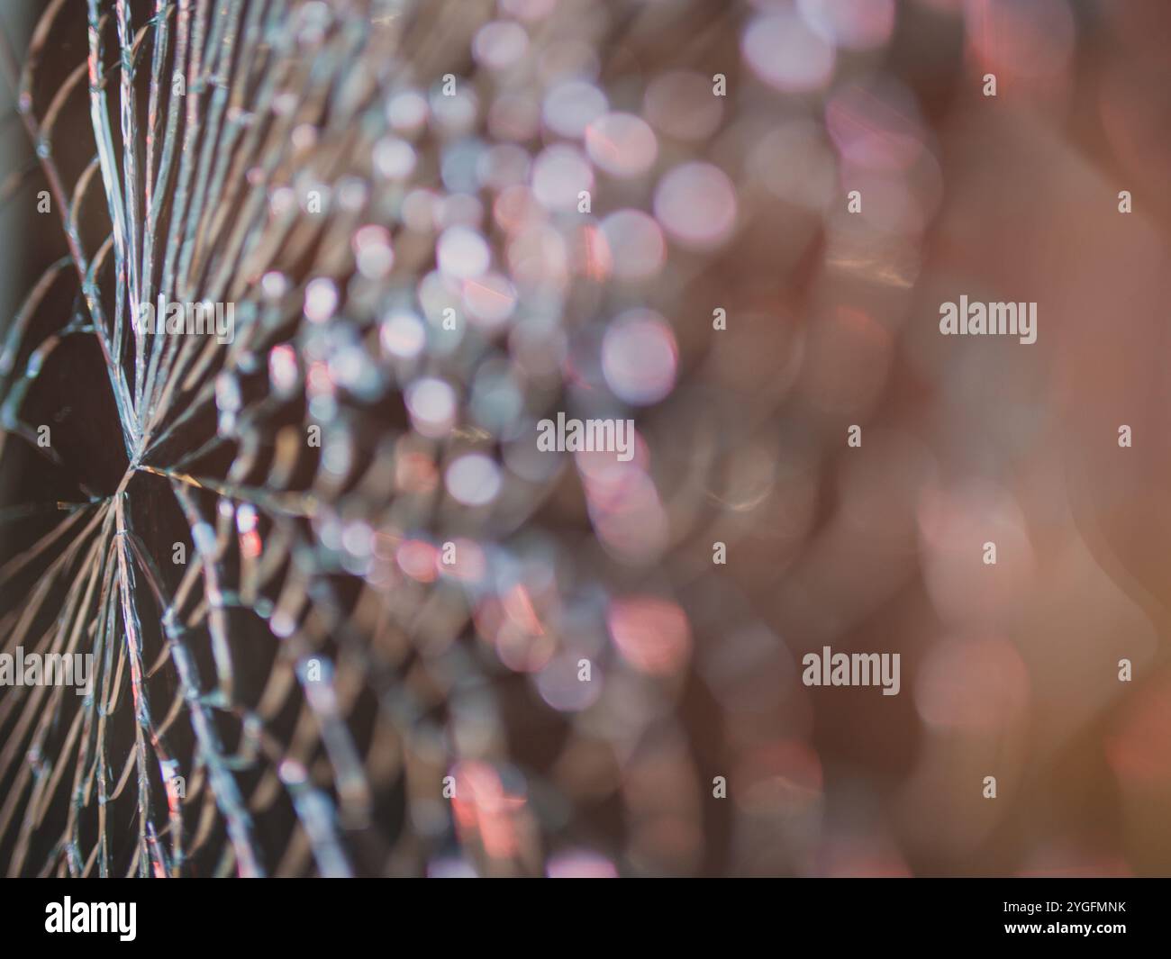 Light Reflects on Broken Glass Abstract Background Stock Photo - Alamy