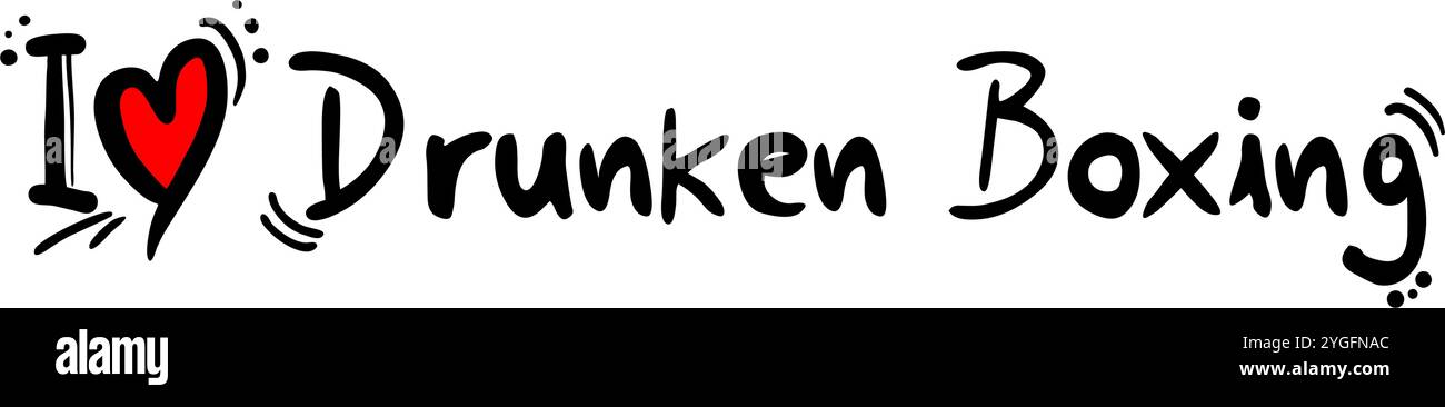 Drunken boxing Stock Vector Images - Alamy