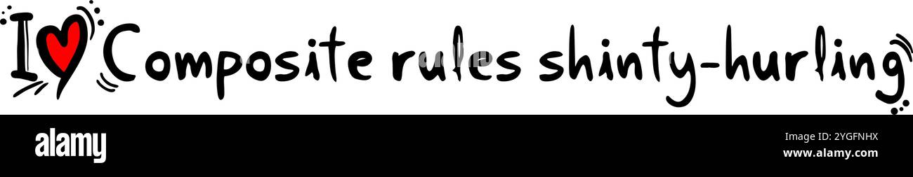 Love rules Cut Out Stock Images & Pictures - Alamy