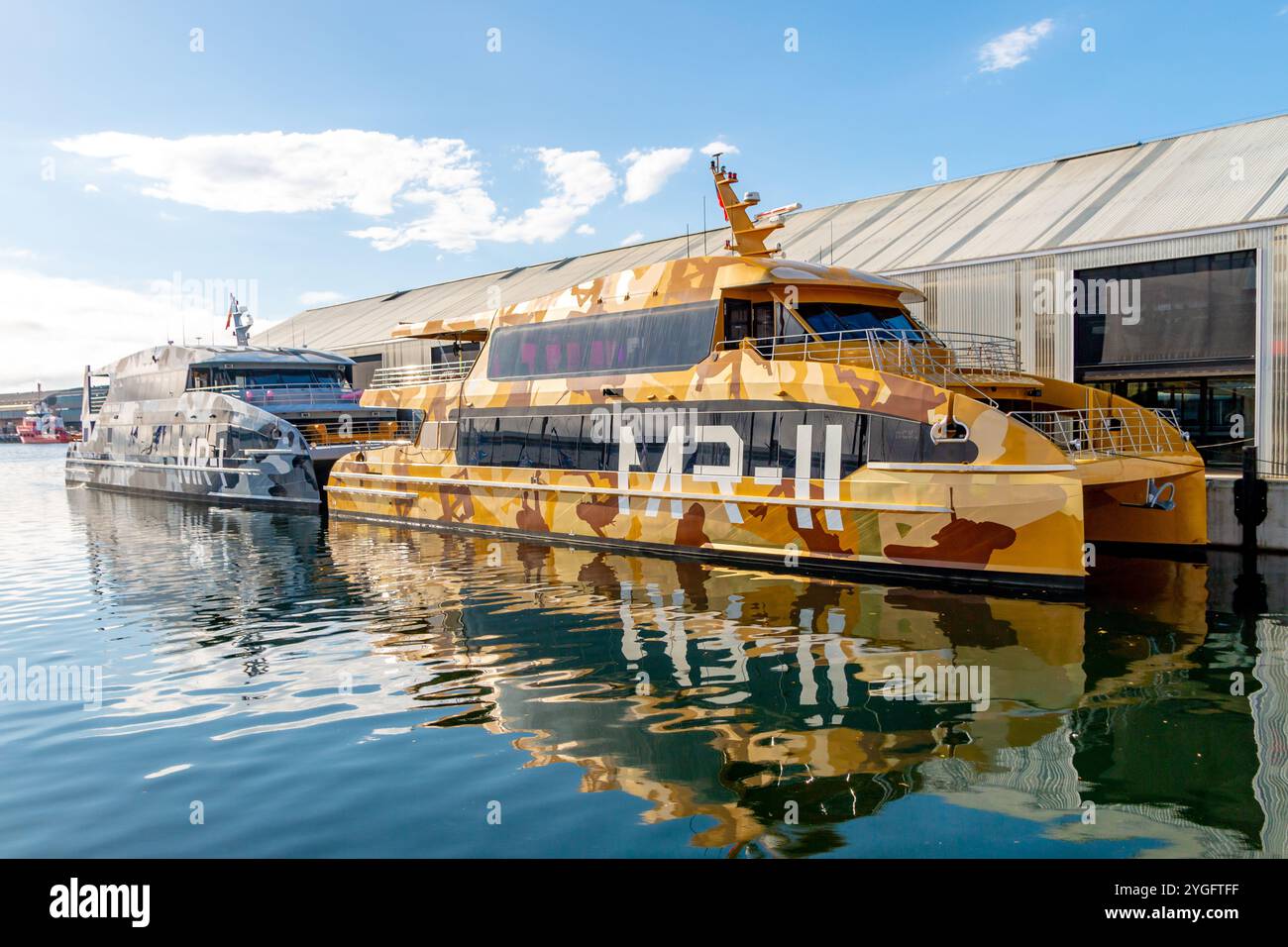 Hobart, Tasmania, Australia - December 30 2022: Mona art museum high ...