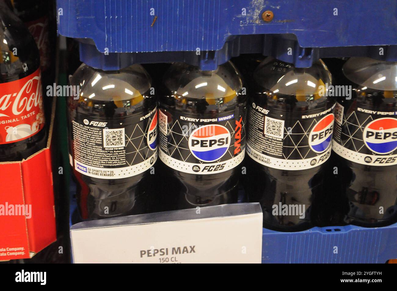 CopenhagenDenmark / 07 November 2024/ Pepsi max for sale in danish ...