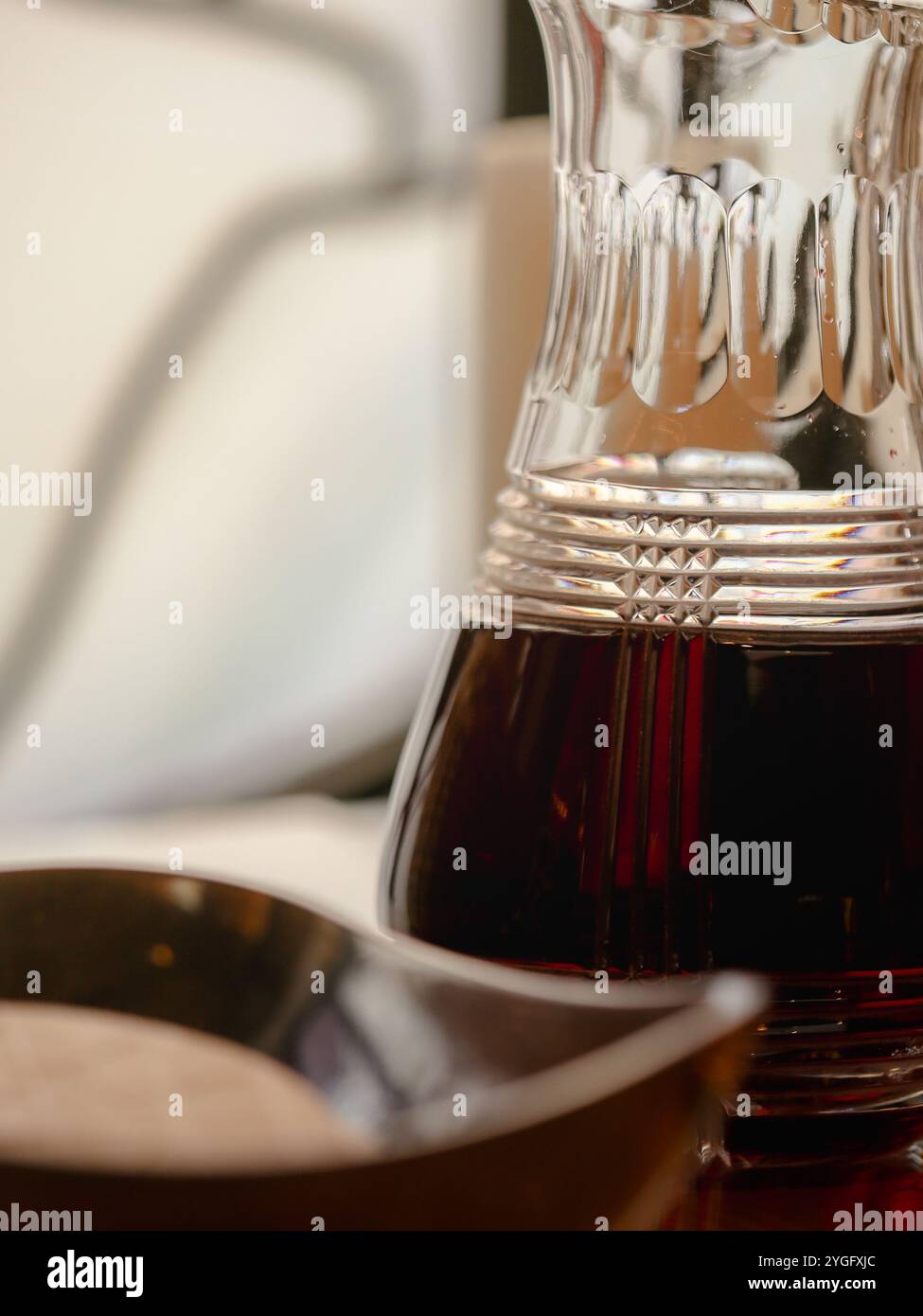 Catholic church Eucharistic Bread and Wine communion Stock Photo - Alamy