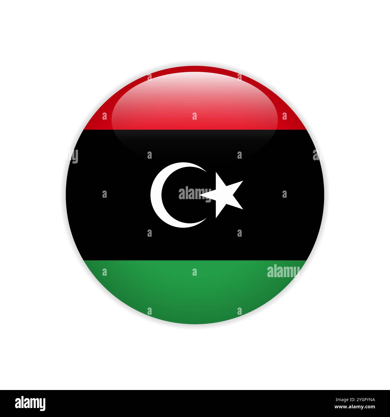 Libya badge hi-res stock photography and images - Alamy
