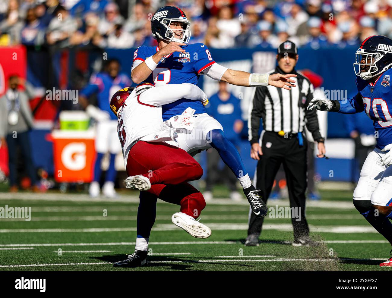 East Rutherford, United States. 03rd Nov, 2024. Washington Commanders ...