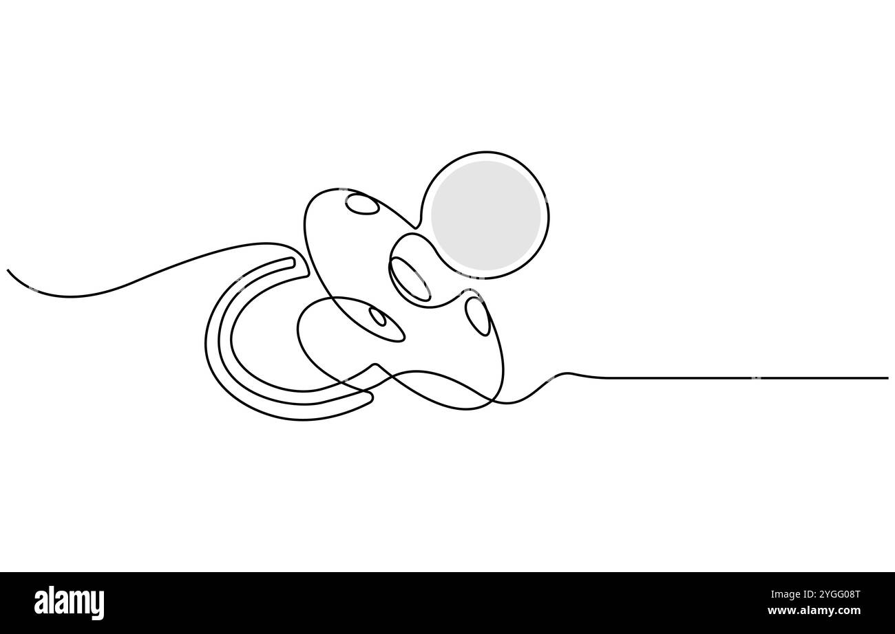 Continuous line drawing of pacifier. Pregnancy planning concept. Vector ...
