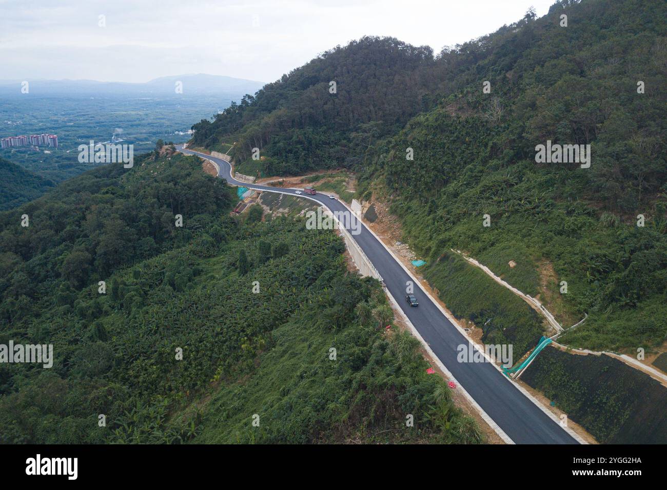 Aerial view around road construction hi-res stock photography and ...