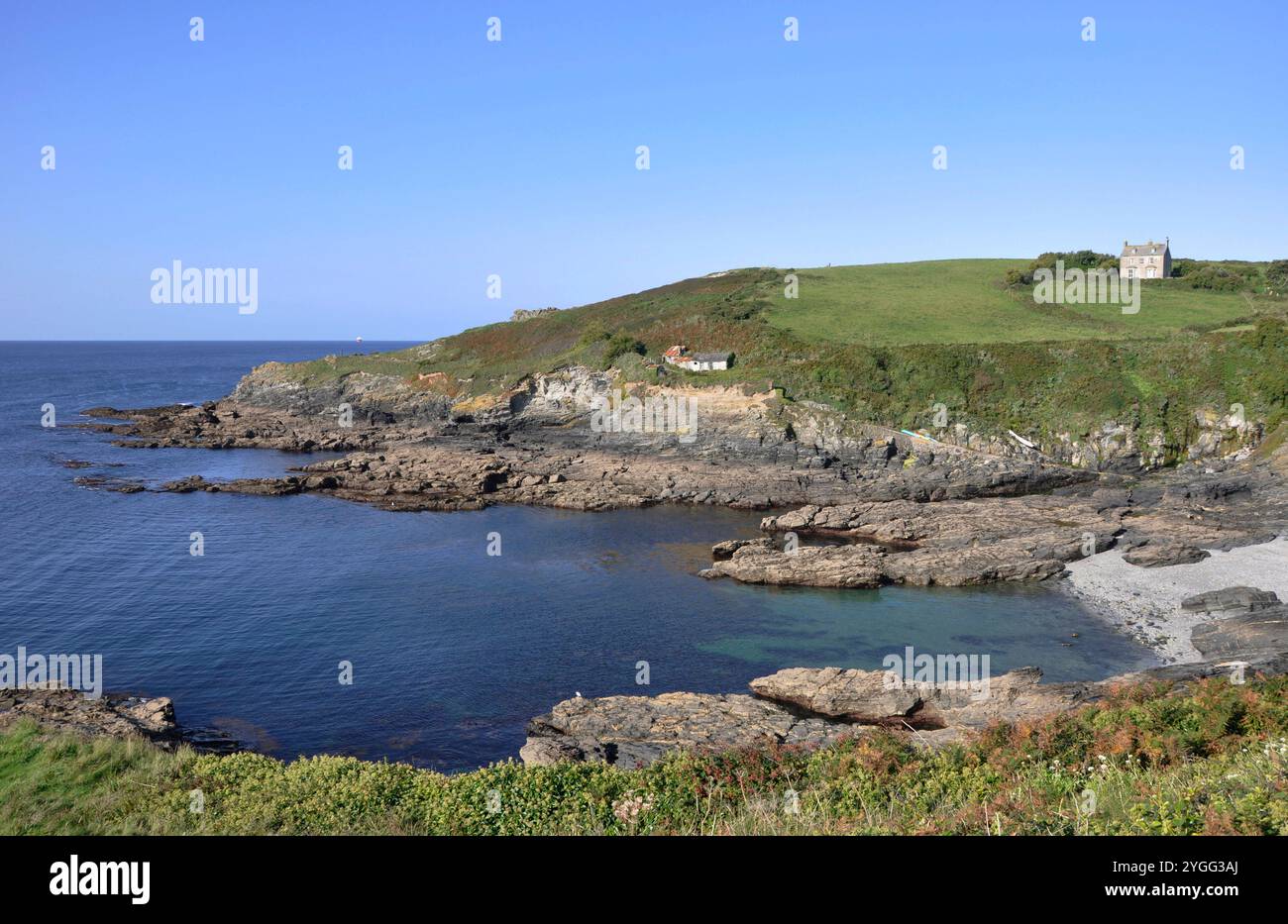 Calm sea under a cloudless blue sky shows the tranquility of Bessy's ...