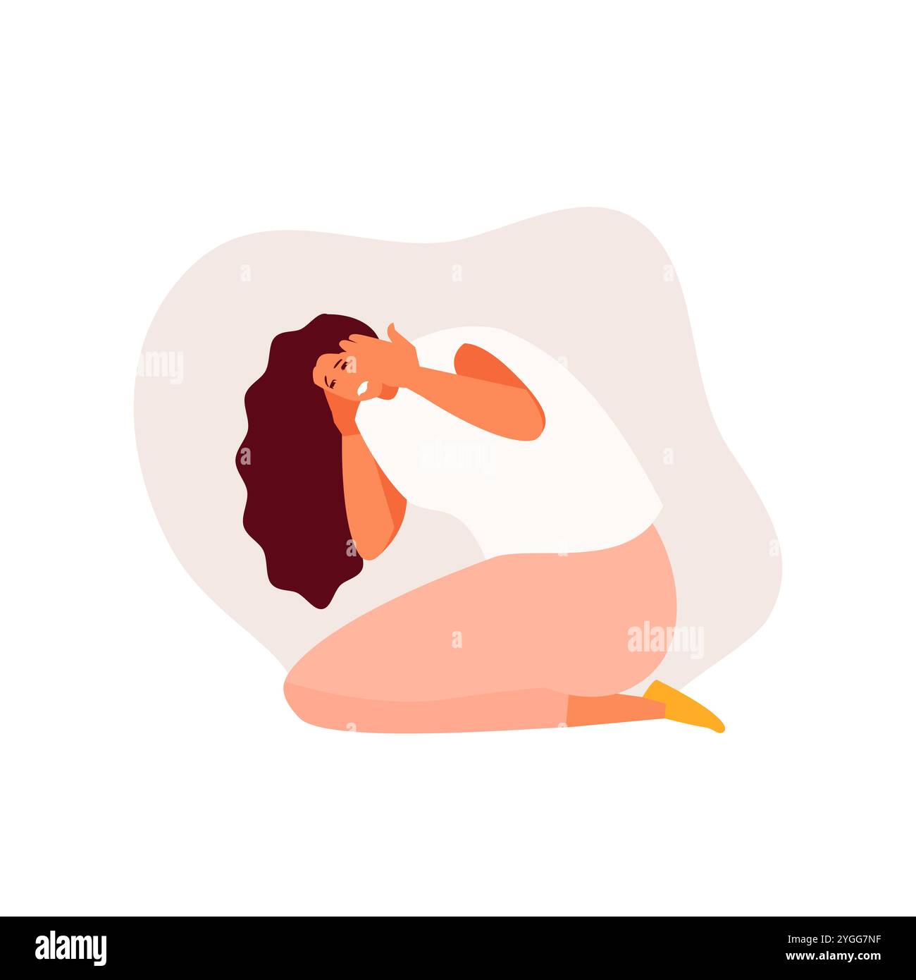 Trouble suffer psychotherapy Stock Vector Images - Alamy