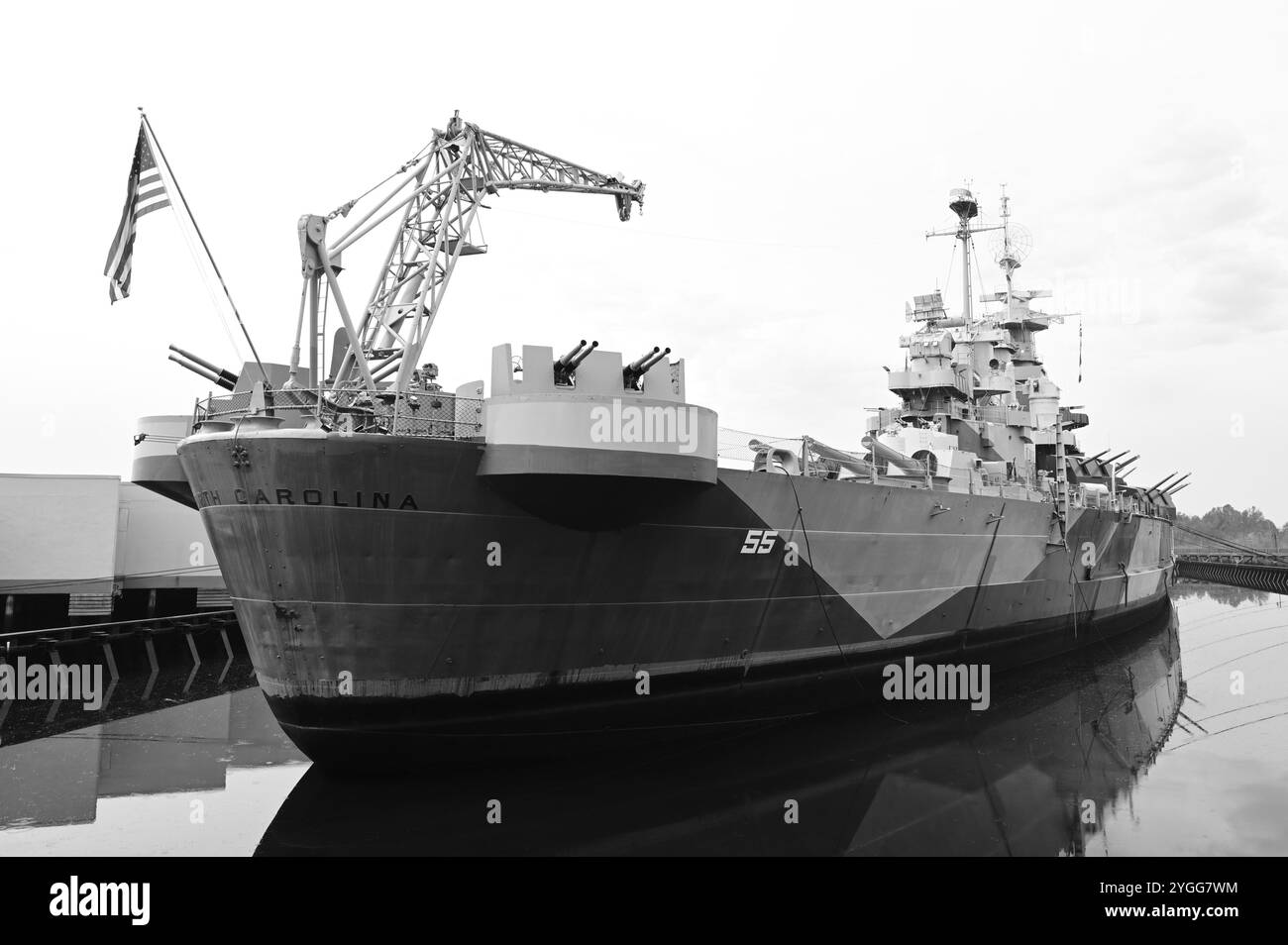 Battleship USS North Carolina at Wilmington, USA Stock Photo - Alamy