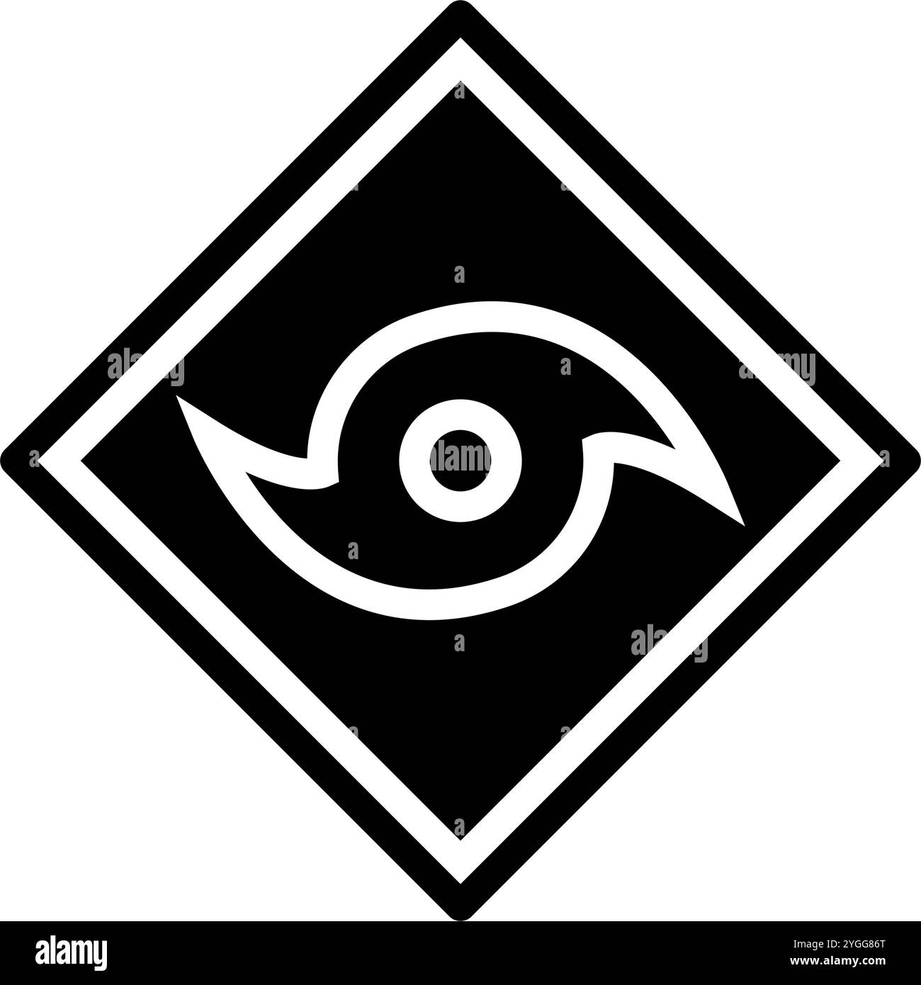 Hurricane evacuation sign Black and White Stock Photos & Images - Alamy