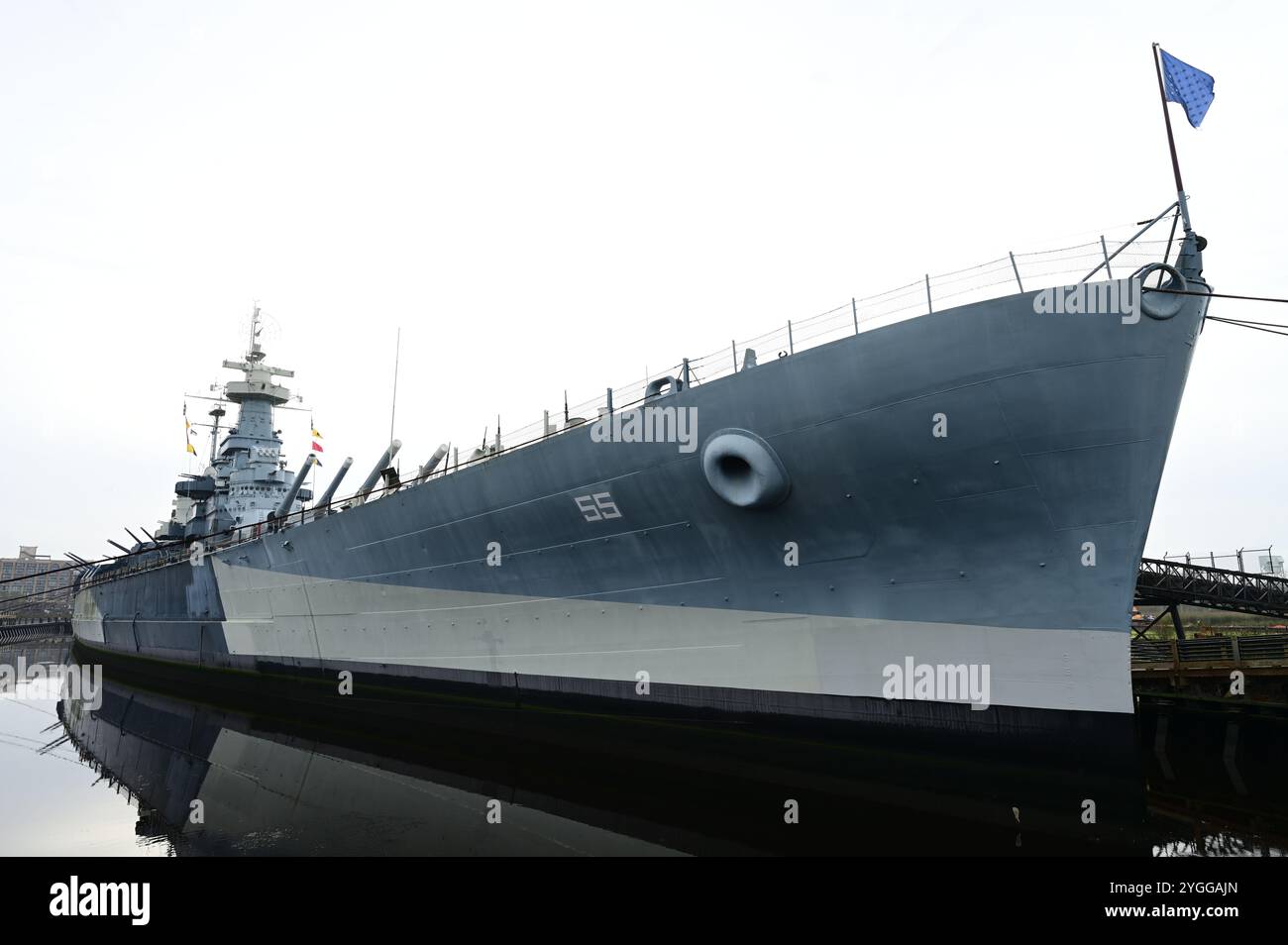 Battleship USS North Carolina at Wilmington, USA Stock Photo - Alamy
