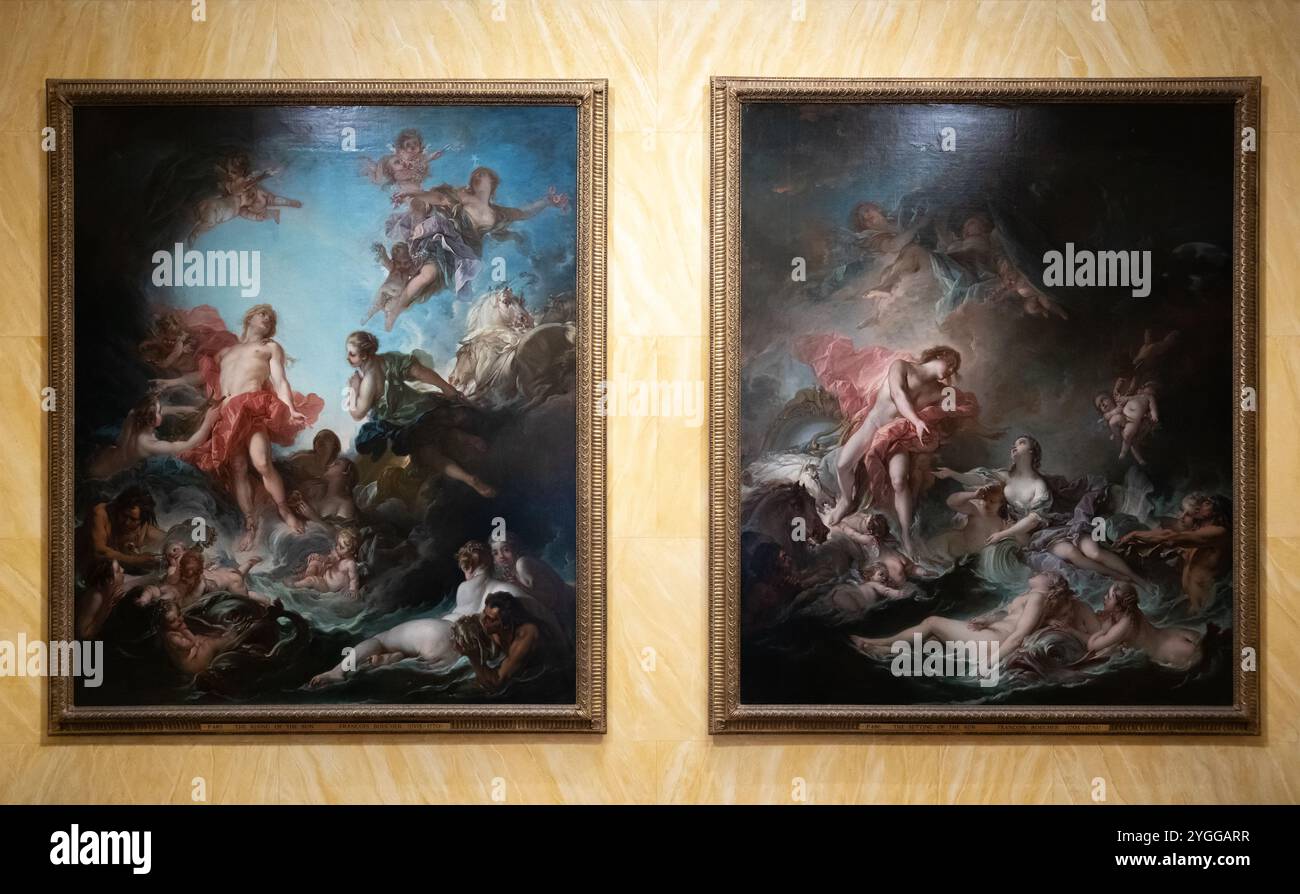 The Rising of the Sun and The Setting of the Sun by François Boucher ...