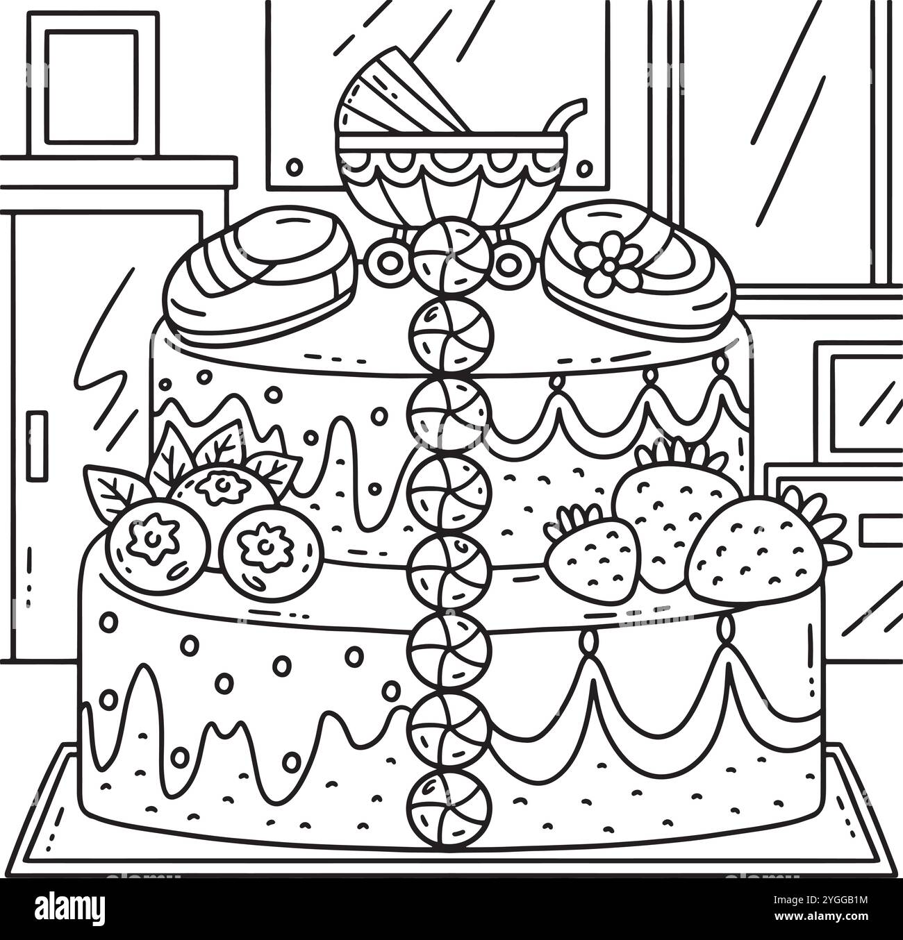 Love coloring pages Stock Vector Images - Alamy