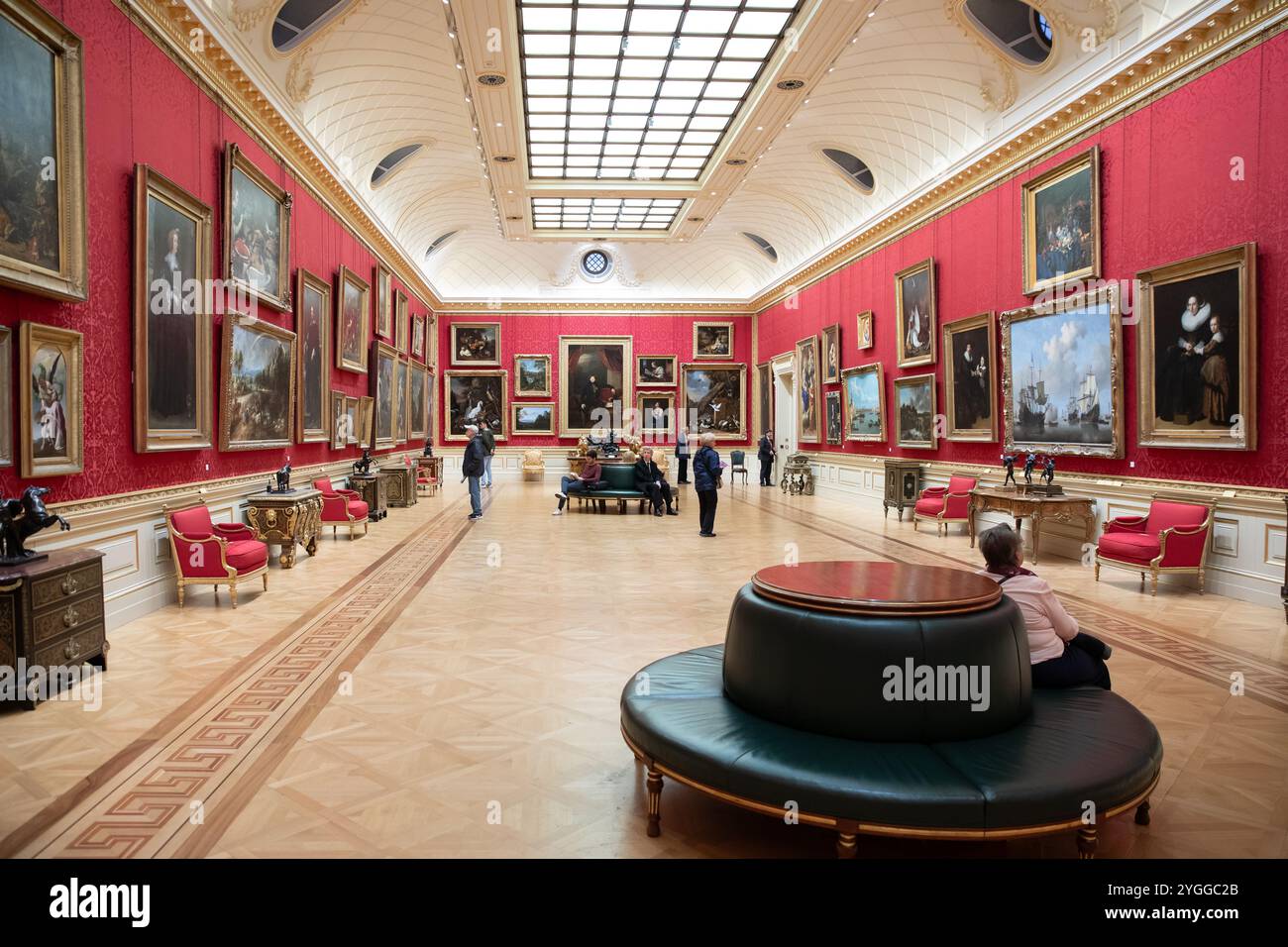 The Great Gallery. The Wallace Collection, In London. A national art museum in Hertford House ...