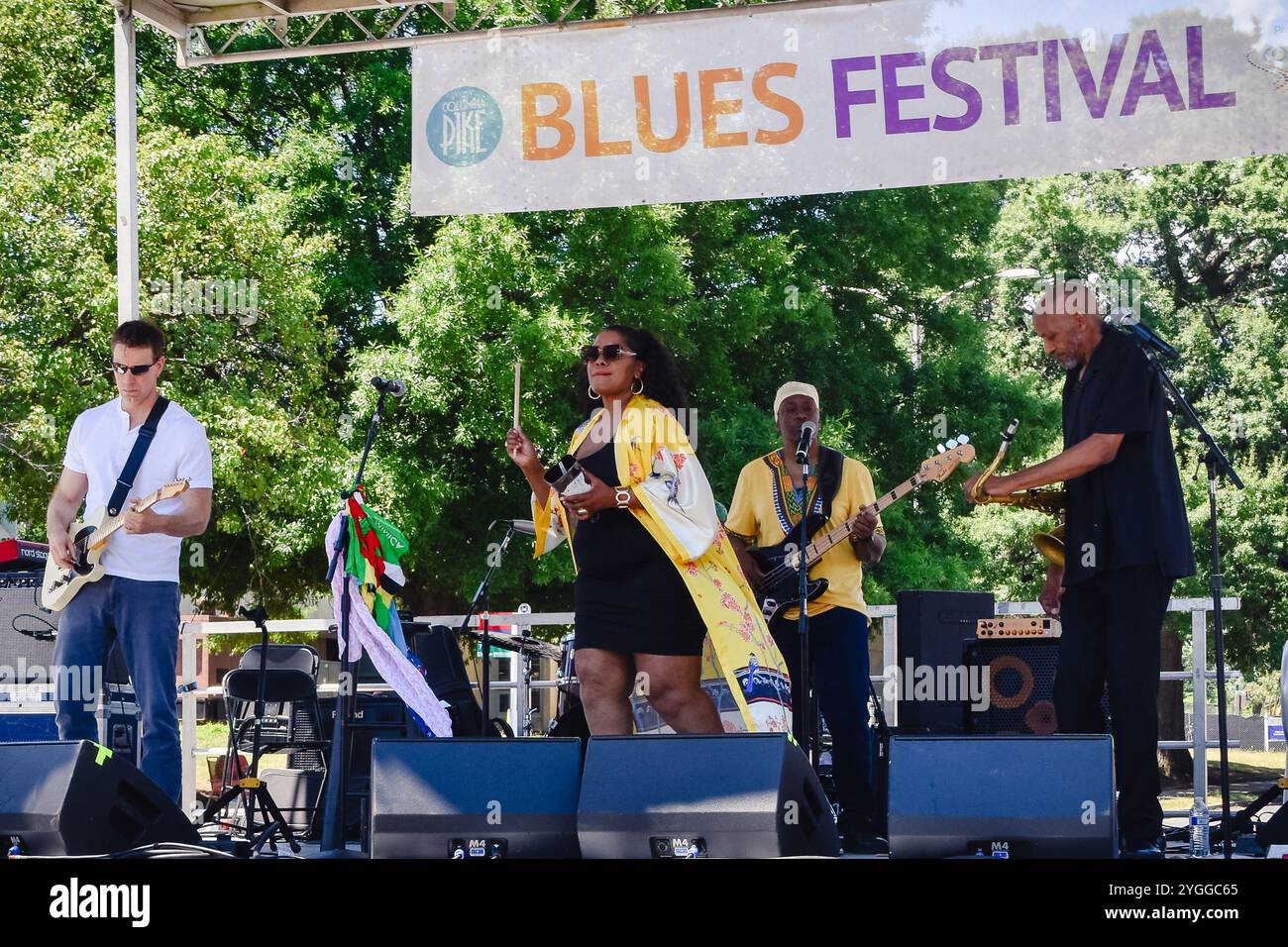 Stacy Brooks Band at the Columbia Pike Blues Festival in Arlington ...