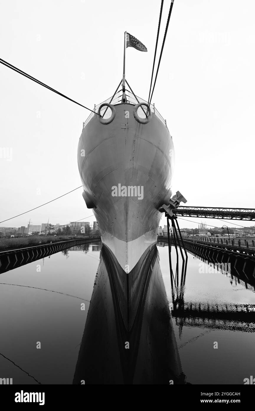 Wooden battleship Black and White Stock Photos & Images - Alamy