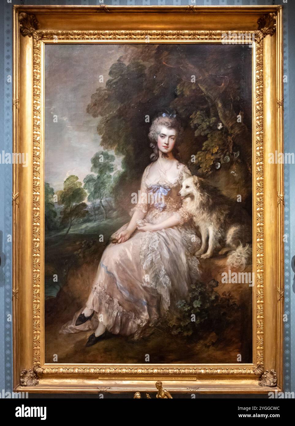 Mrs Mary Robinson, (Perdita) Painted by Thomas Gainsborough, The ...