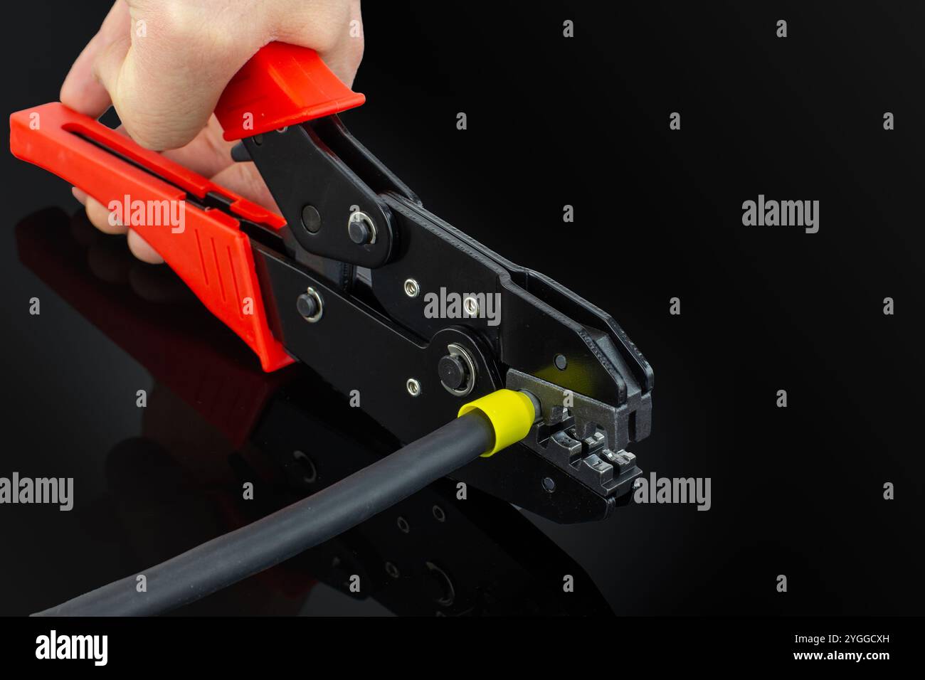 Crimping tool cable hi-res stock photography and images - Alamy