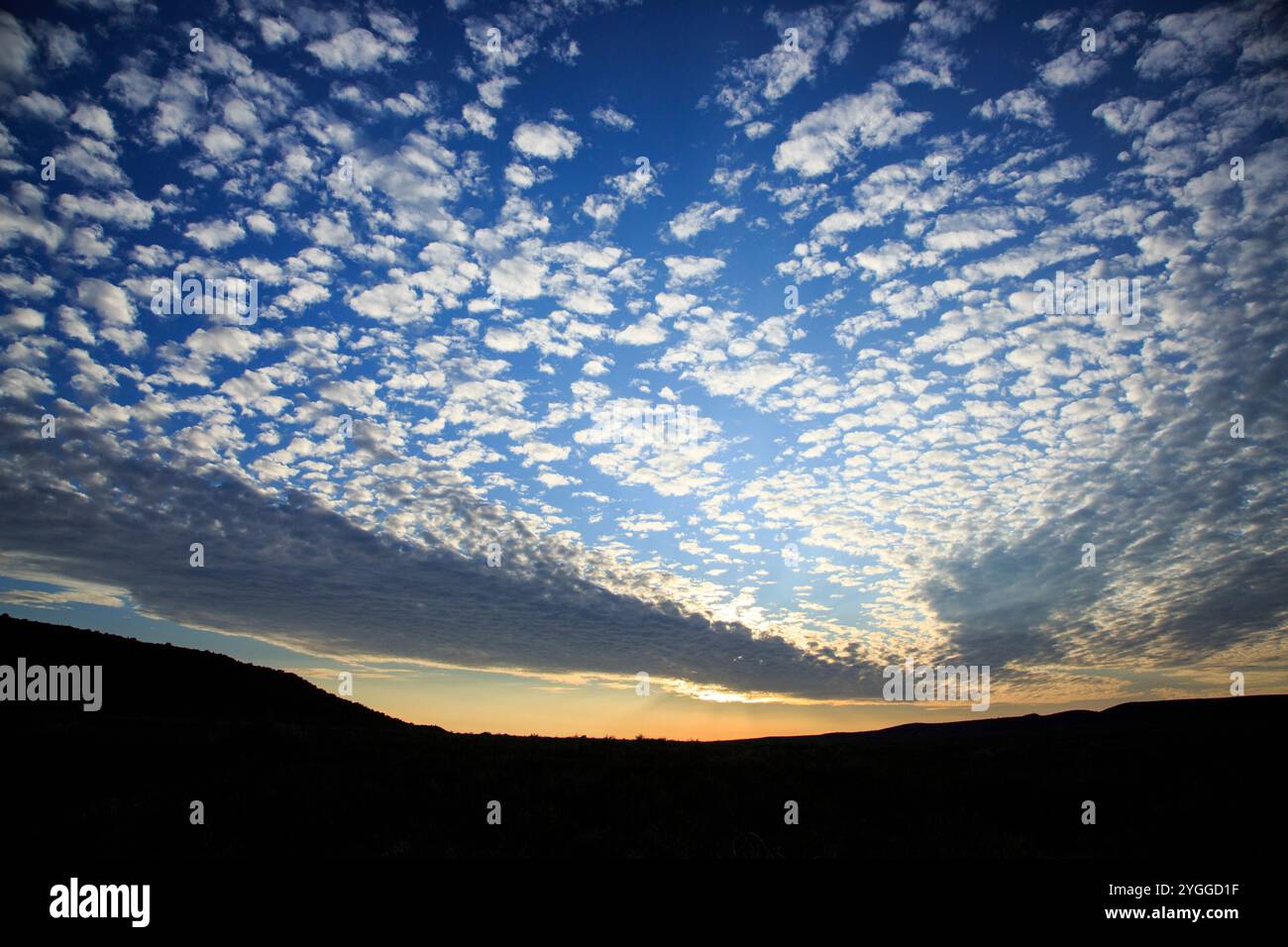 Sunrise clouds, Great Karoo, South Africa Stock Photo - Alamy