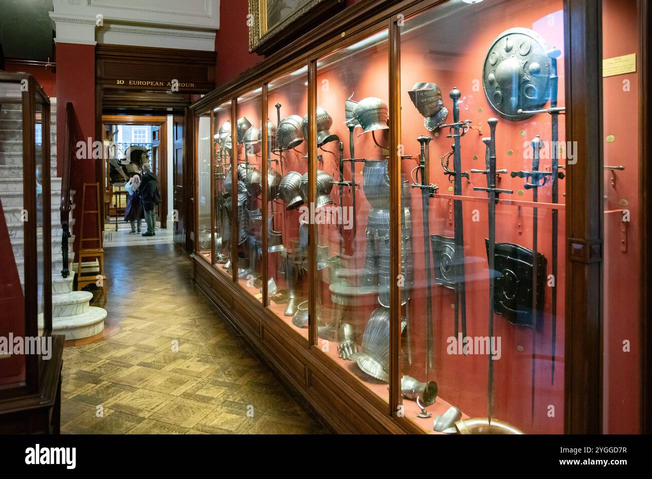 The Arms and Amour displays at The Wallace Collection, In London. A ...