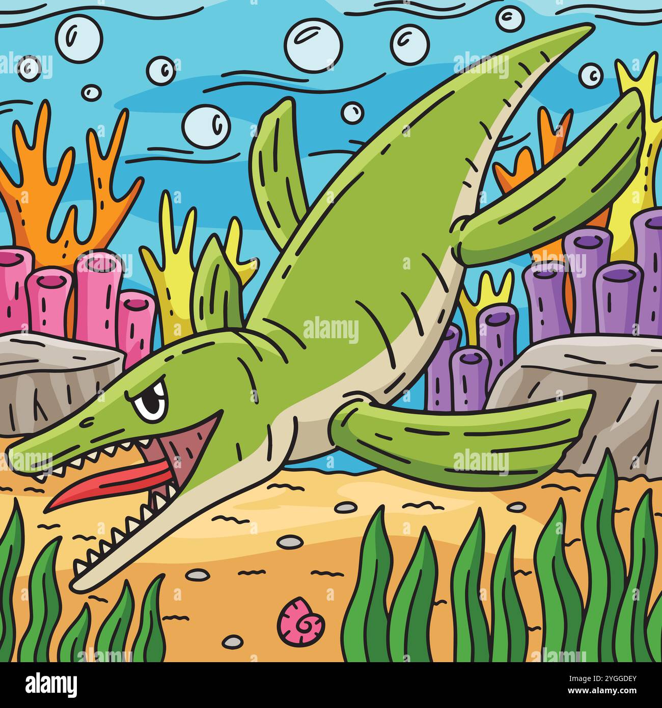 Liopleurodon liopleurodon Stock Vector Images - Alamy