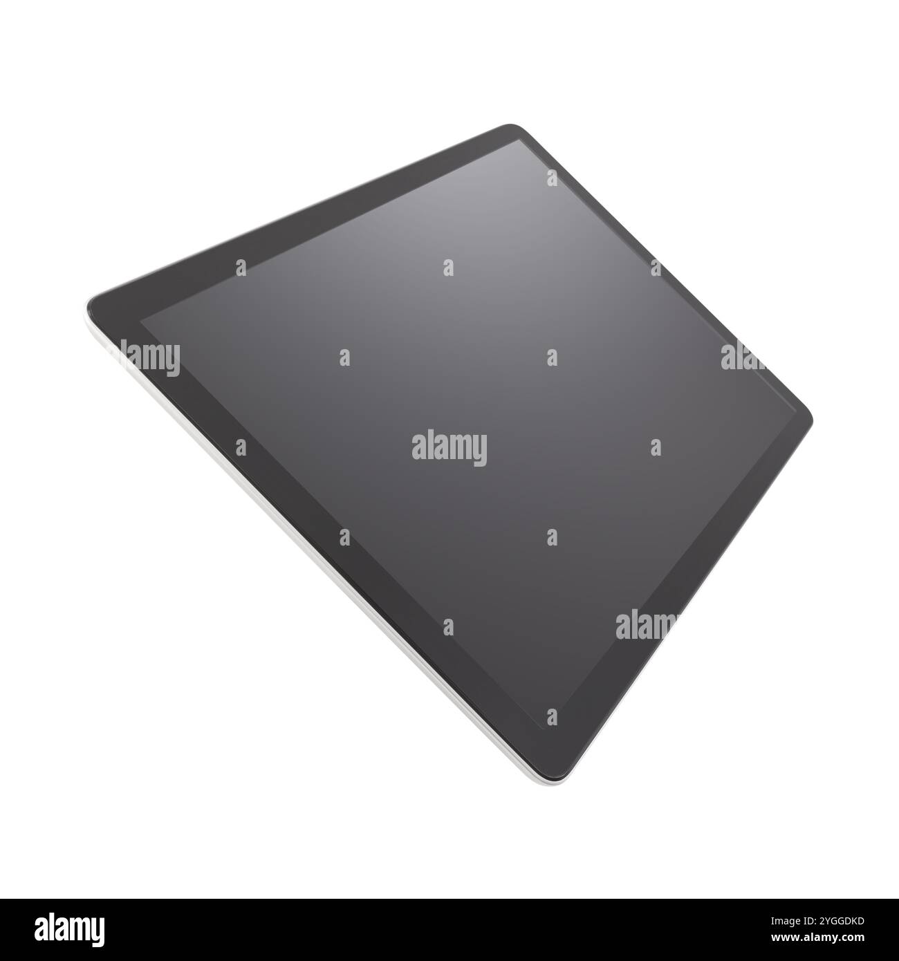 digital tablet touch screen isolated on white background Stock Photo ...