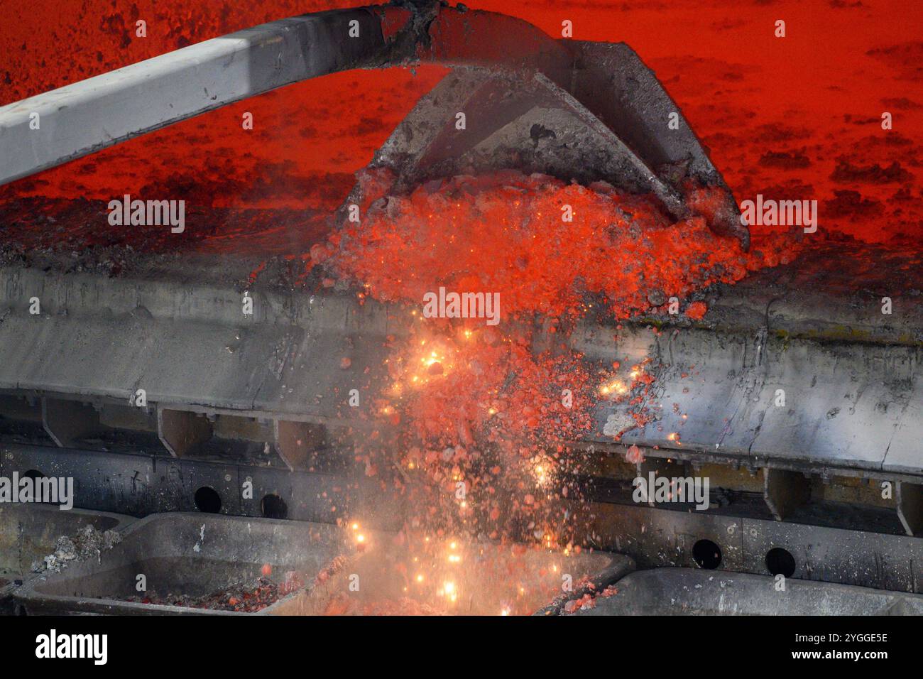 Aluminum recycling furnace hi-res stock photography and images - Alamy