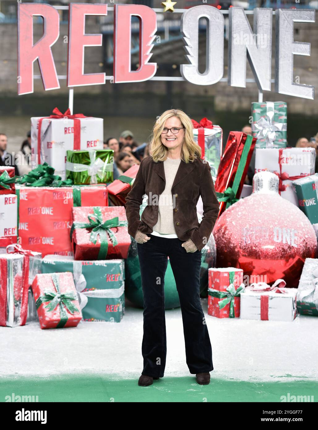 Bonnie Hunt at the Photocall for Red One, Potters Field, London Stock ...