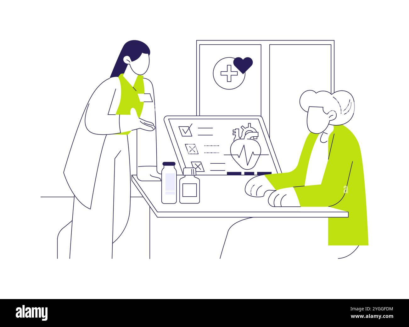 Heart failure abstract Stock Vector Images - Alamy