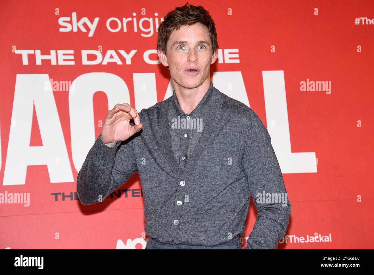 Roma, Italy. 07th Nov, 2024. British actor Edward Eddie John David ...