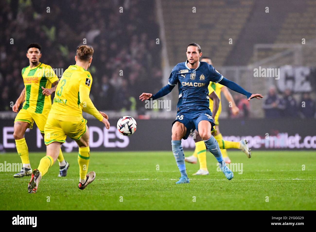 25 Adrien RABIOT (om) during the Ligue 1 MCDonald's match between ...