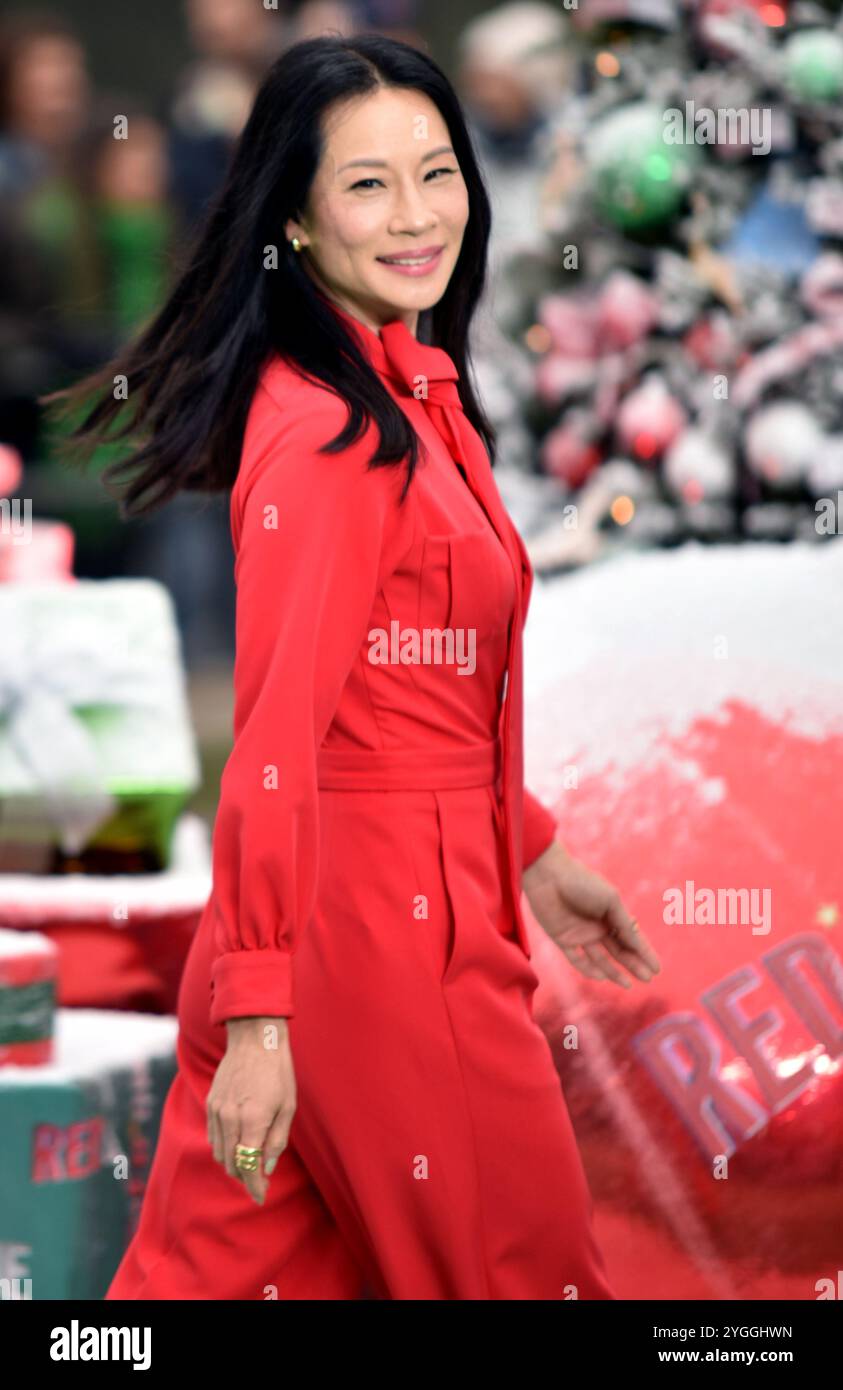 Lucy Liu at the Photocall for Red One, Potters Field, London Stock ...