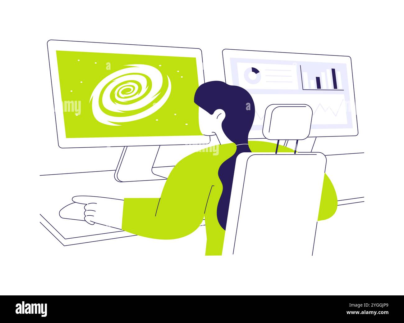 Analyze astronomical data abstract concept vector illustration Stock ... Analyze astronomical data abstract concept vector illustration Stock ...