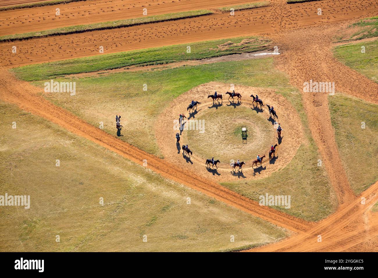 Aerial view horse riding hi-res stock photography and images - Alamy