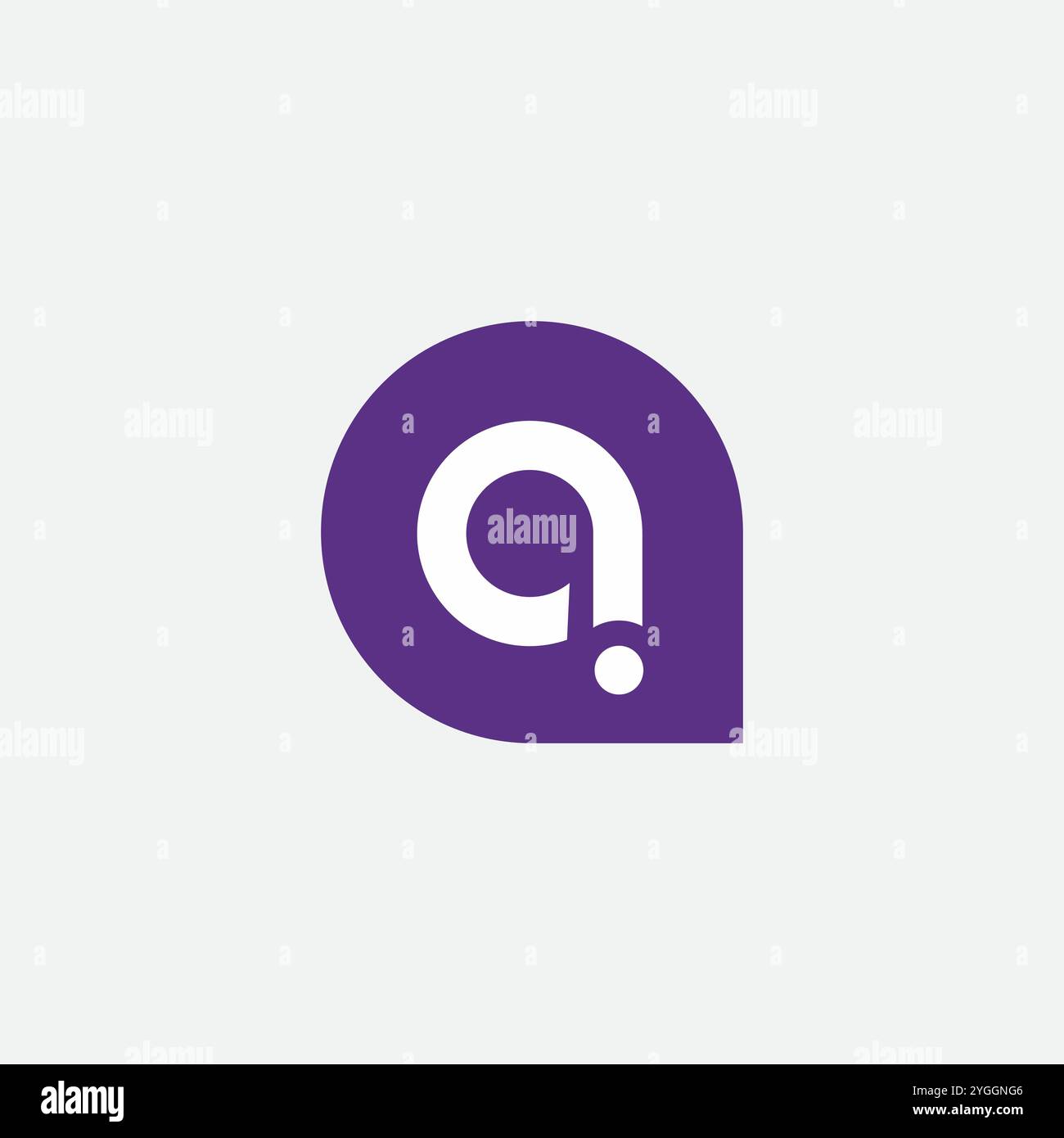 Vector a latter logo design template Stock Vector Image & Art - Alamy