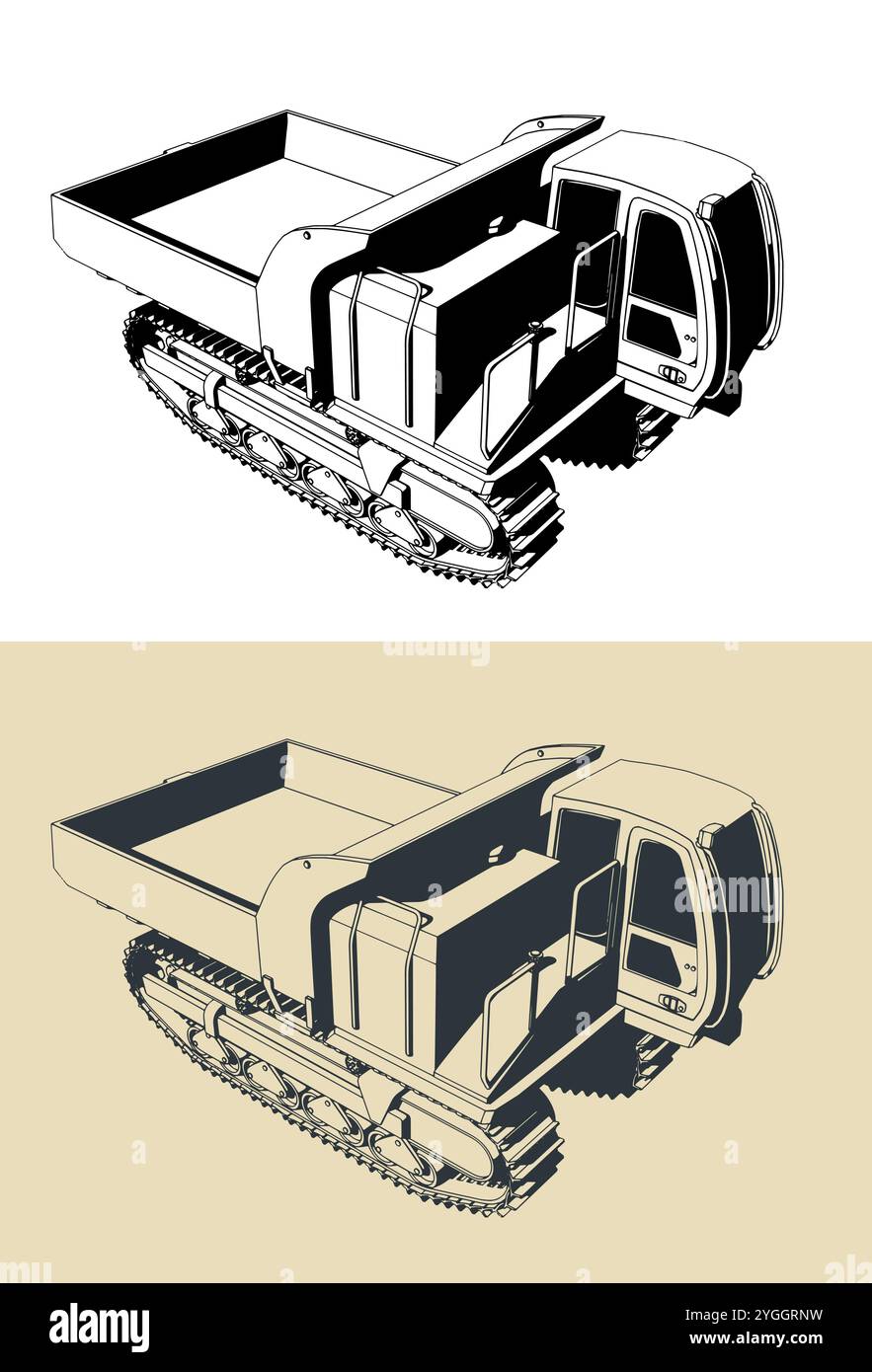 Tracked construction machine rubber hi-res stock photography and images ...