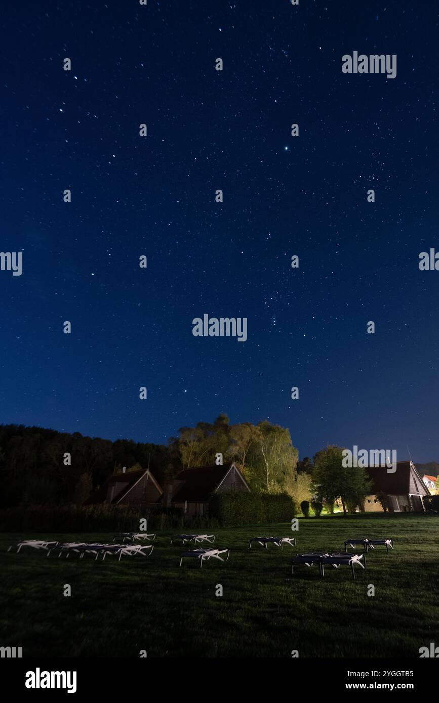 Starry sky, starry night, Beech Resort am Plauer See, Ganzlin ...