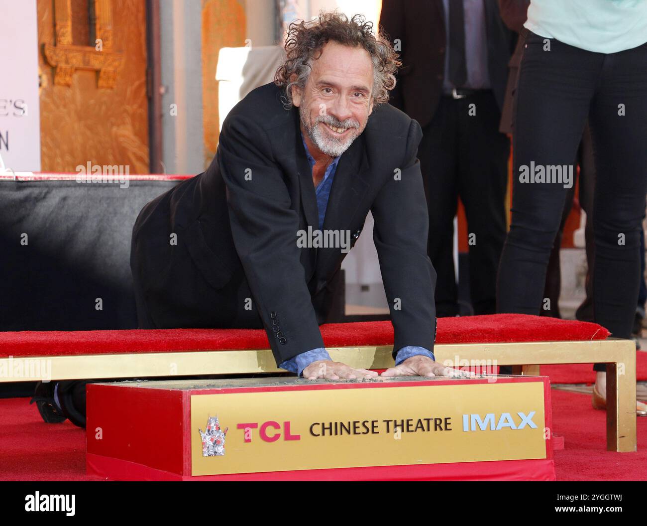 Tim Burton Hand And Footprint Ceremony held at the TCL Chinese Theater ...