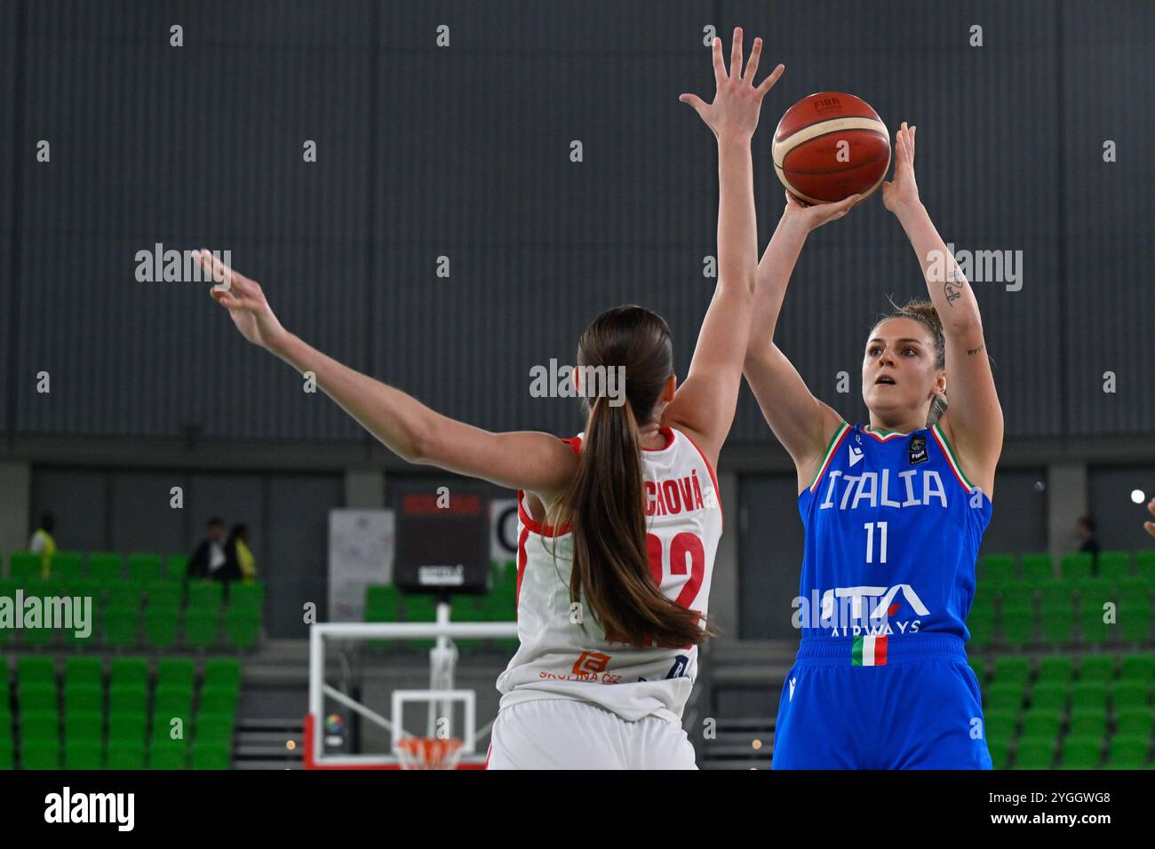 Emma C?echova? (CECHIA) - Francesca Pan (ITALIA) during Women's Euro ...