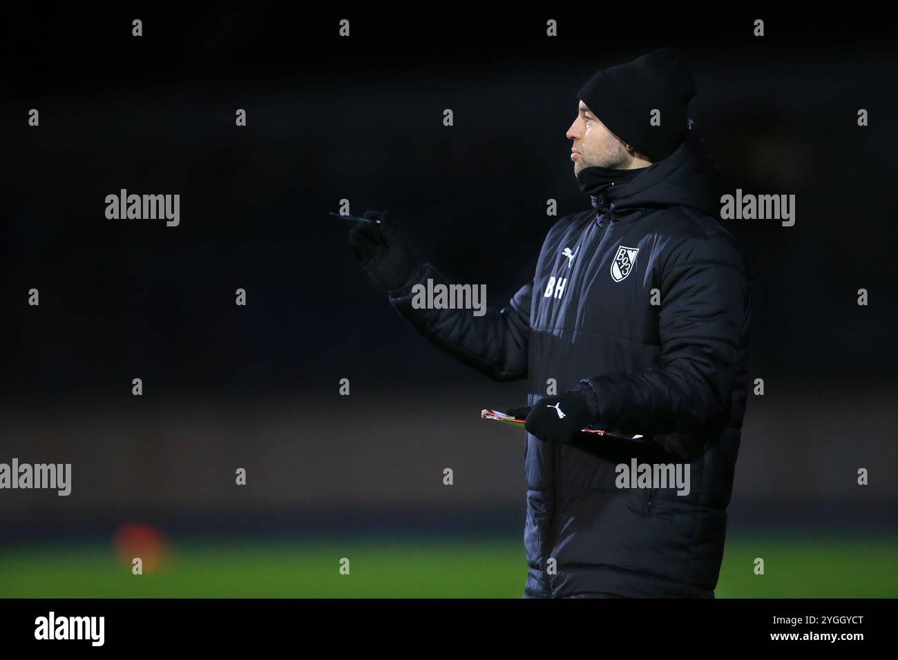 Copenhagen, Denmark. 01st, November 2024. Assistant coach Benjamin Haim ...
