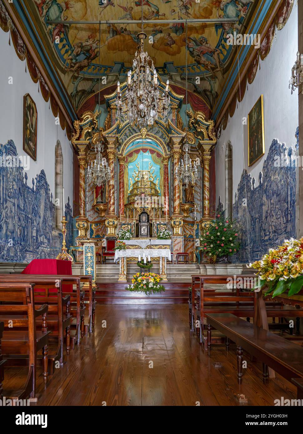 Funchal, On the edge of the old town stands the Igreja de Santa Maria ...