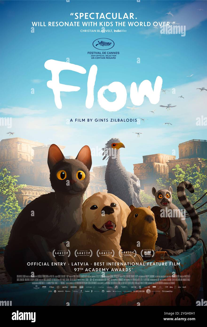 Flow (2024) directed by Gints Zilbalodis. Animation about a solitary ...