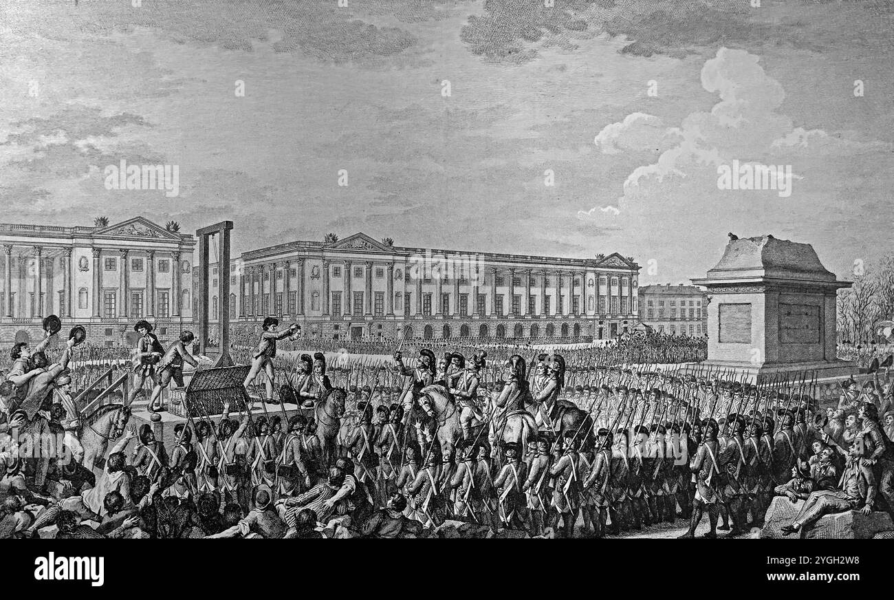 Guillotine execution hi-res stock photography and images - Alamy