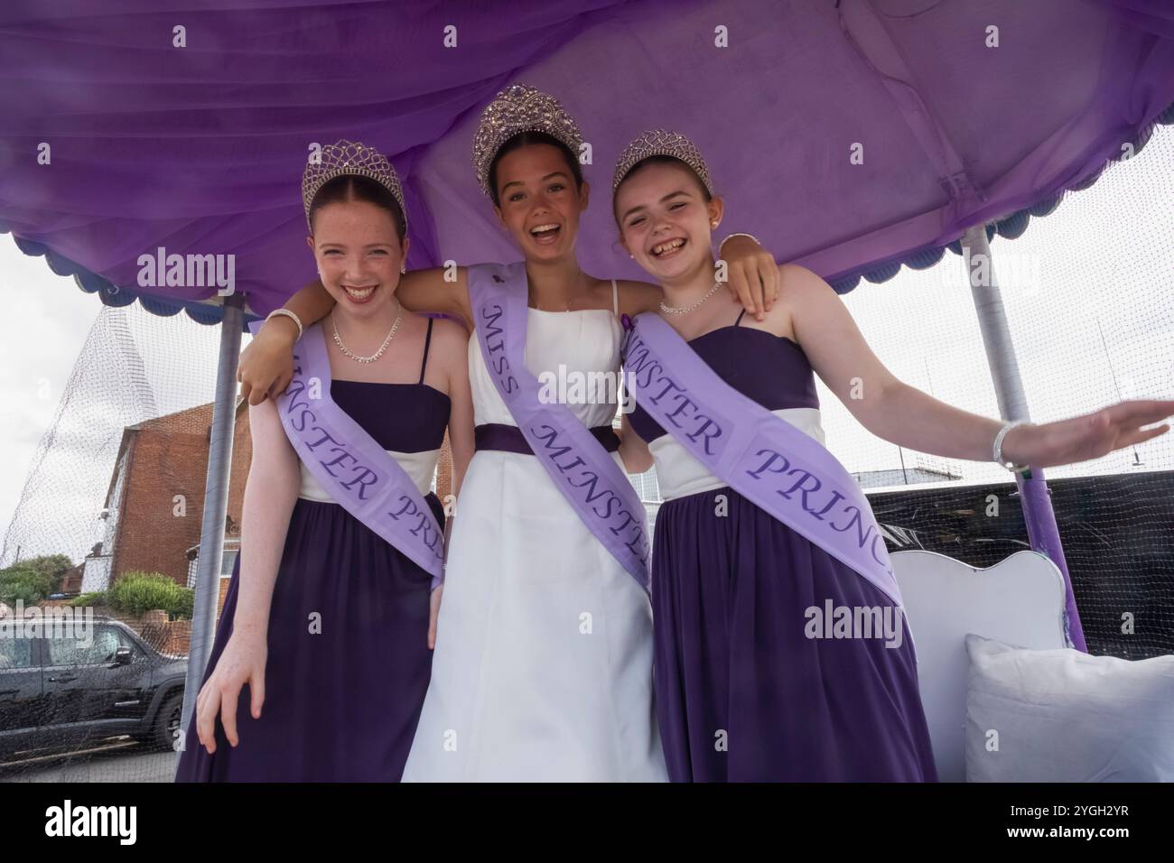 England, Kent, Margate, Margate Carnival, Group Portrait of Miss ...
