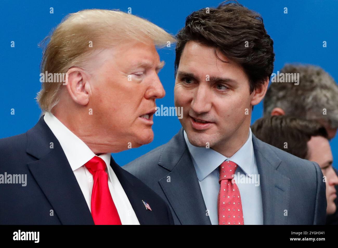 FILE - U.S. President Donald Trump, left, and Canadian Prime Minister ...