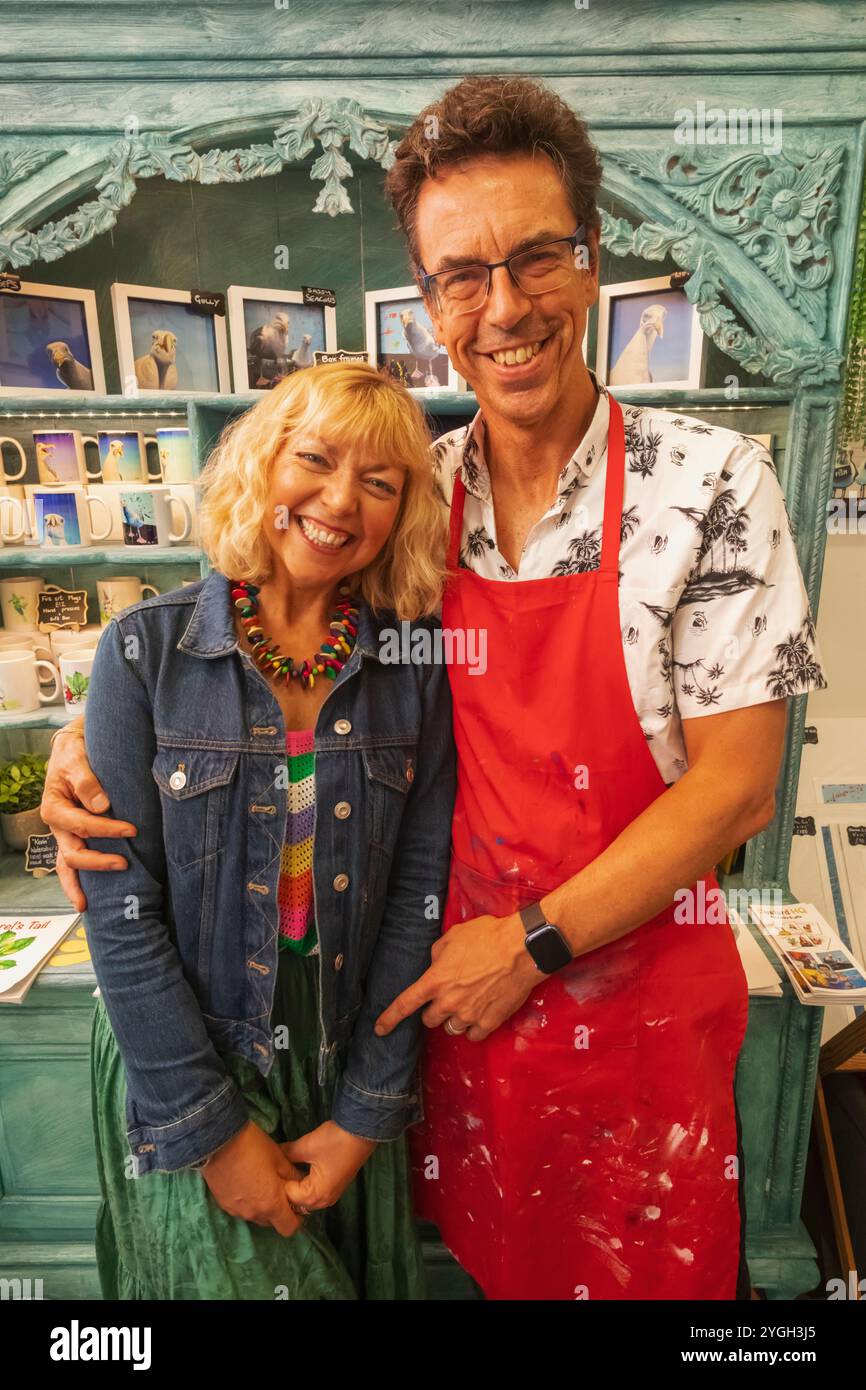 England, Kent, Folkestone, The Creative Quarter, The Old High Street ...