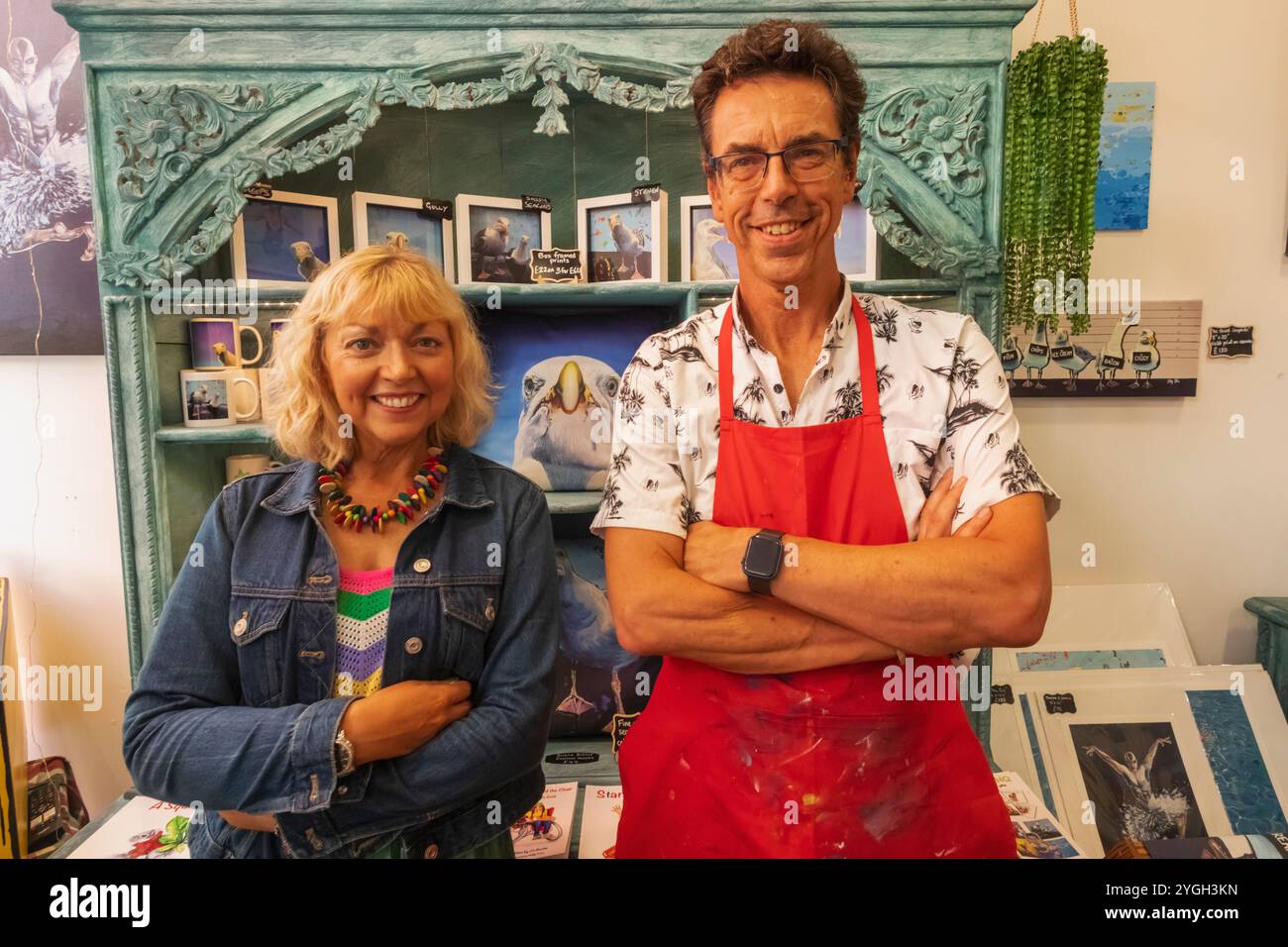 England, Kent, Folkestone, The Creative Quarter, The Old High Street ...